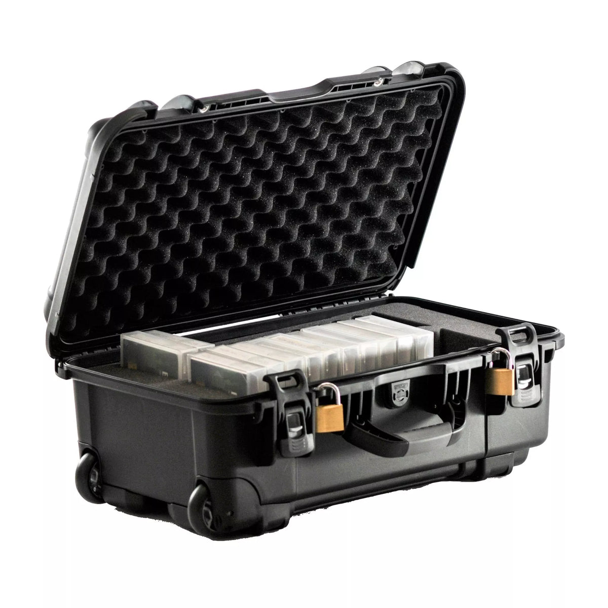 LTO/DLT Tape Waterproof Protective Case - 28 Capacity (Wheeled ...